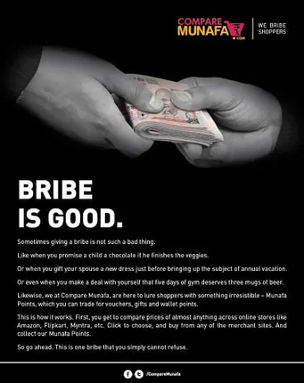 bribery ads