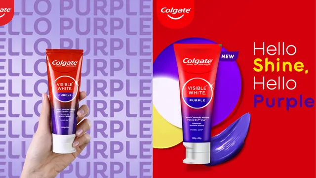 colgate toothpaste purple