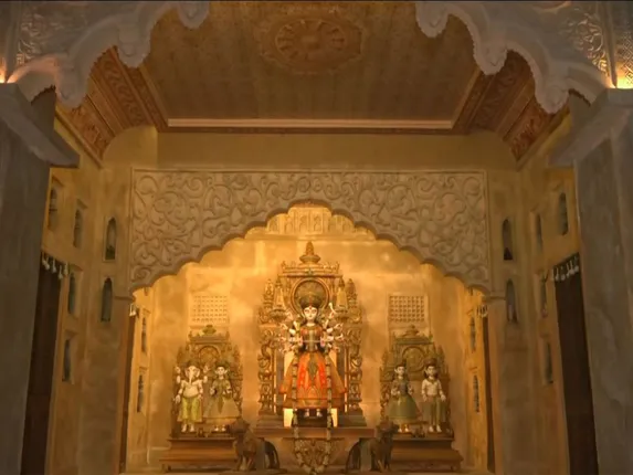 durga puja theme 2025