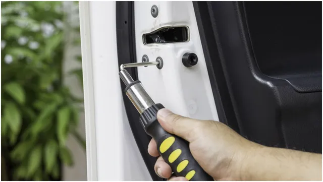 door latch lock stuck