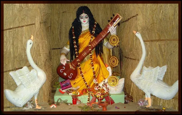what does saraswati represent